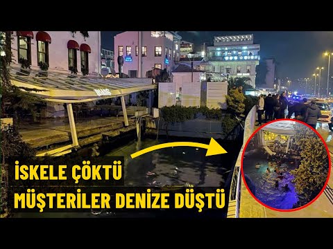 Bebek'te Çöken İskele yerinden Söküldü