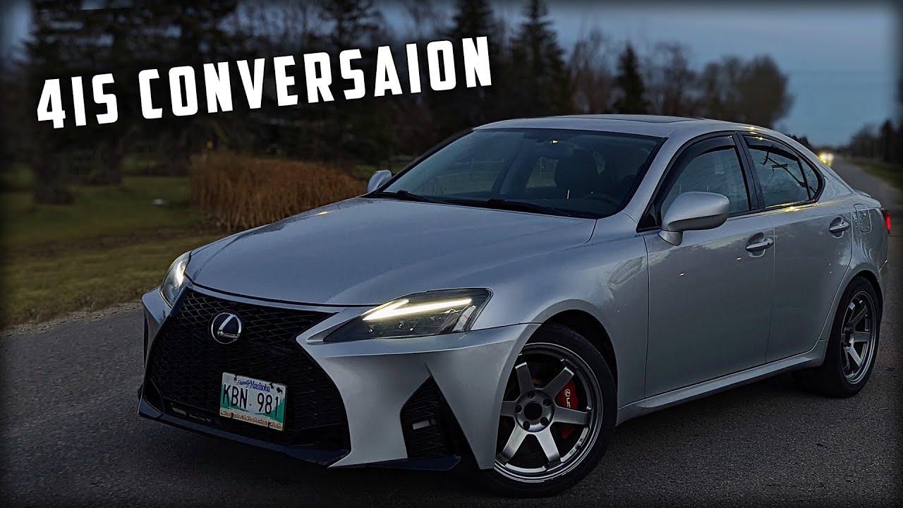 2006 IS350 2022 4IS Bumper Conversion - Install Video - YouTube