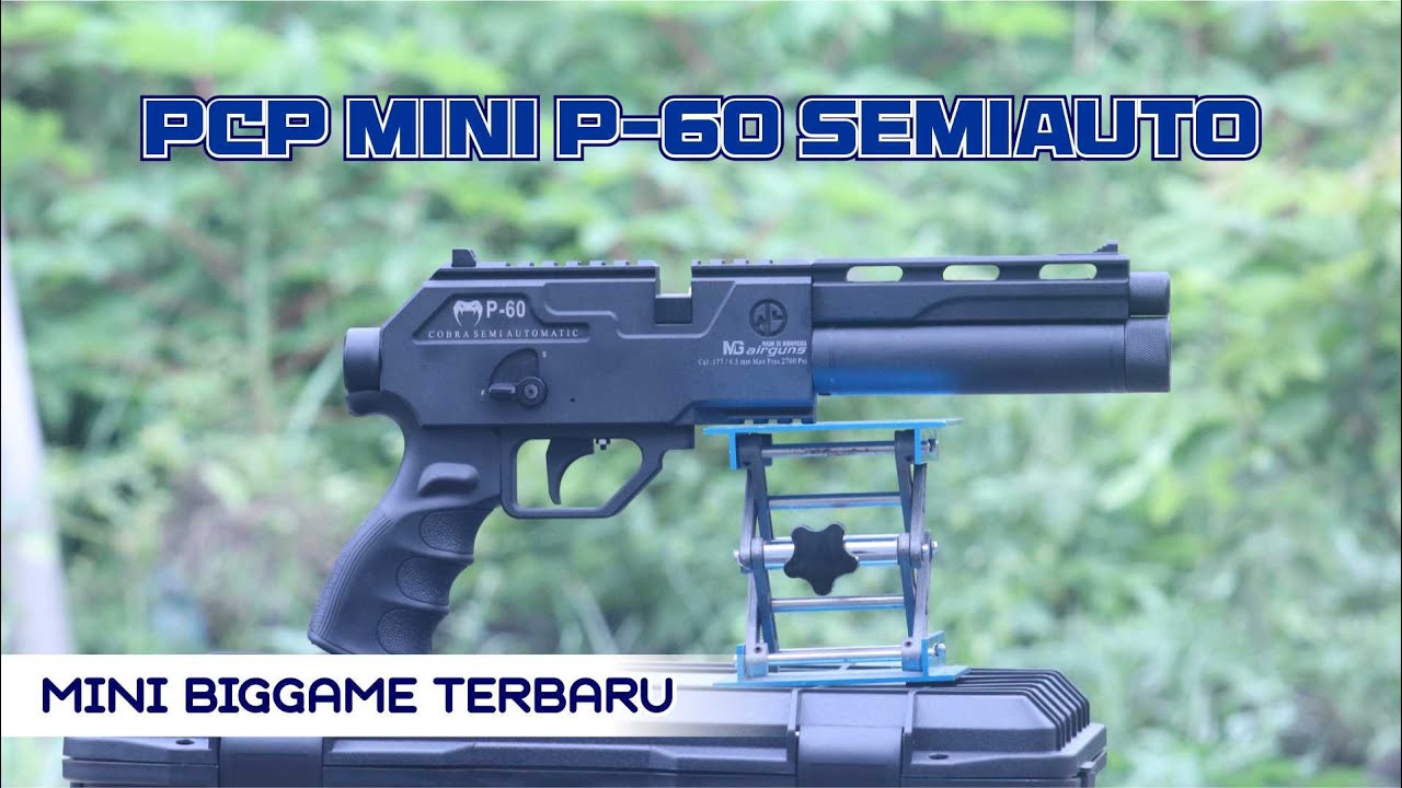 PCP BIGGAME MINI P-60 SEMI OTOMATIS MONOLITE | SENAPAN ANGIN MINI MURAH ...