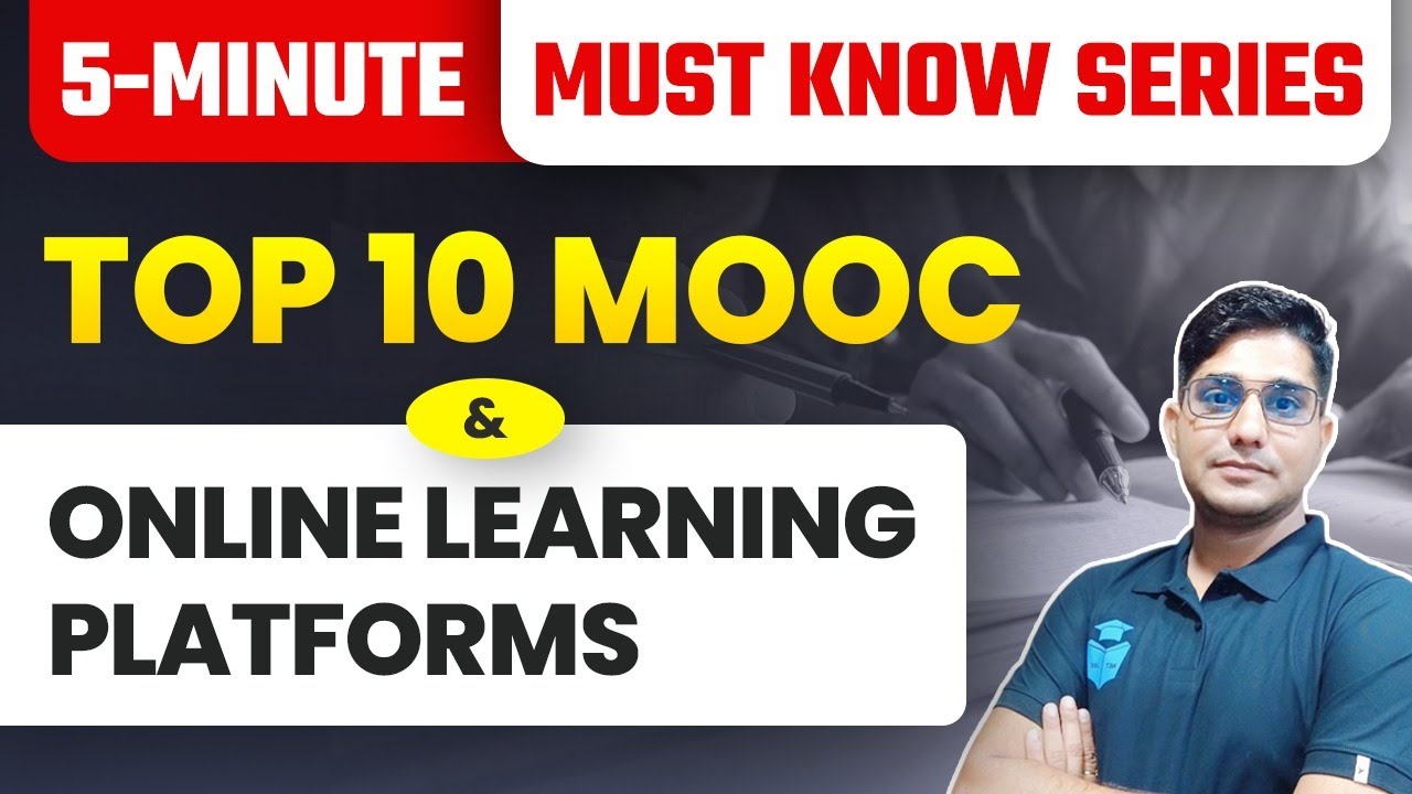 Top 10 MOOC | Online Learning Platforms Must Know Series by Shiv Sir | Everything You Need to ...