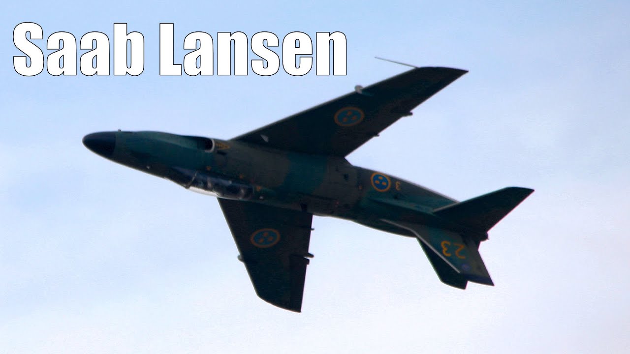 Saab J 32B Lansen Cold War Warrior Pure Airshow - SweAF 2022 - YouTube