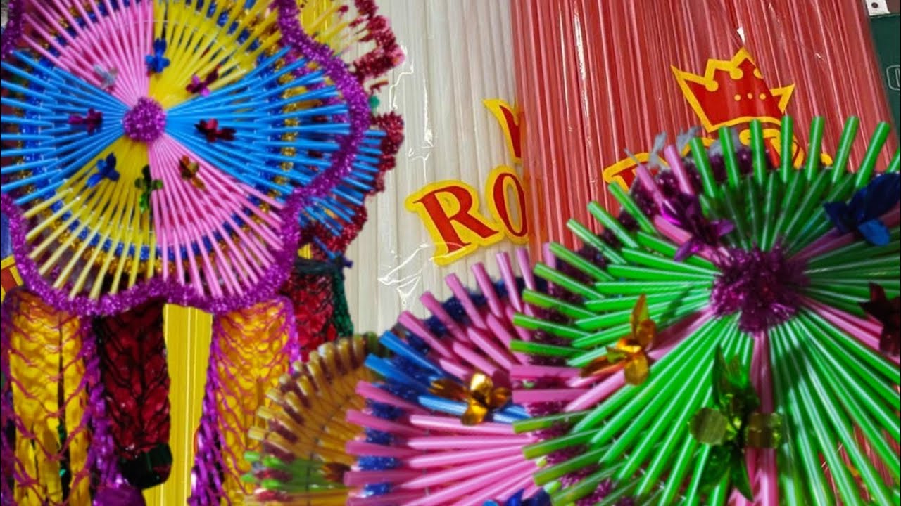 How to make Christmas lantern from drinking straw/big version/parol ...