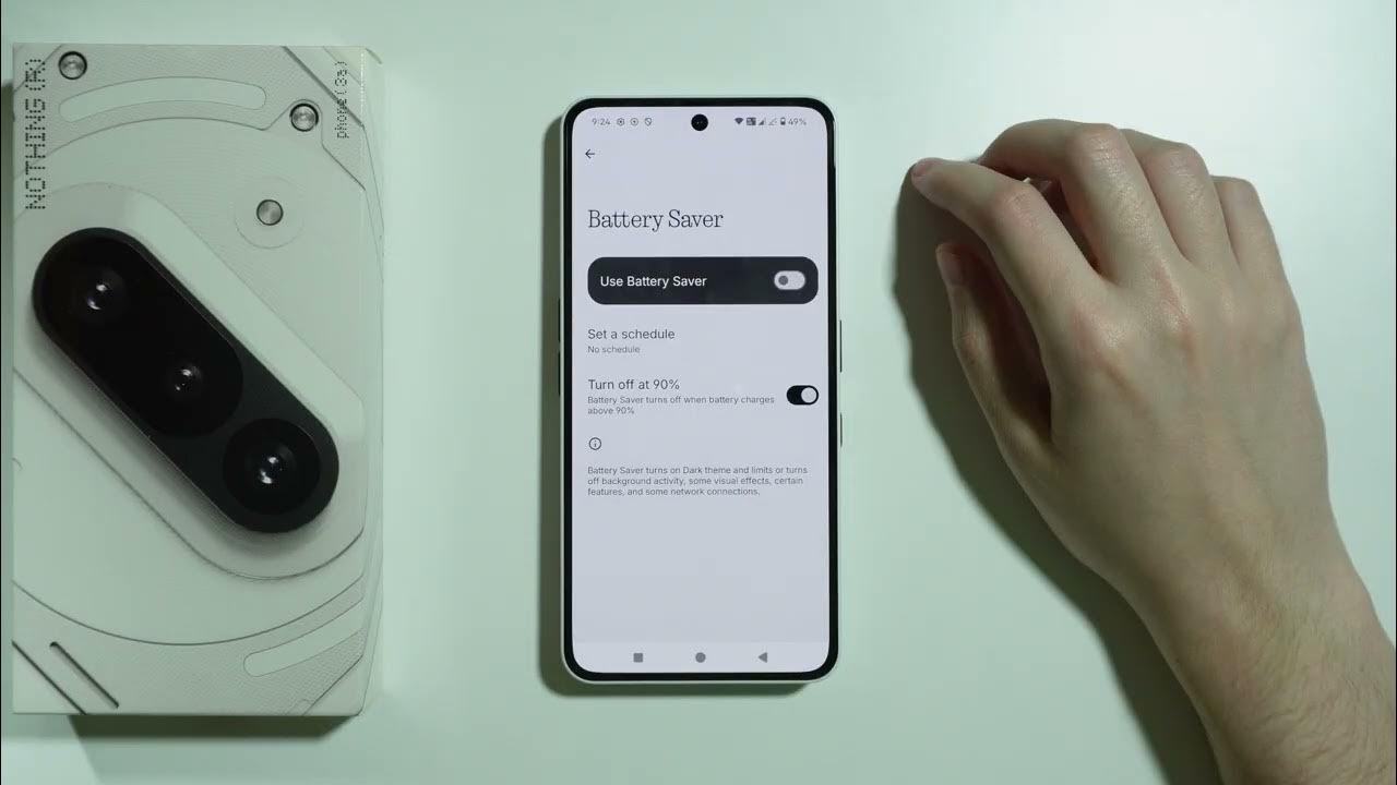 Nothing Phone 3a/3a Pro: How to Enable/Disable Auto Turn Off Battery ...