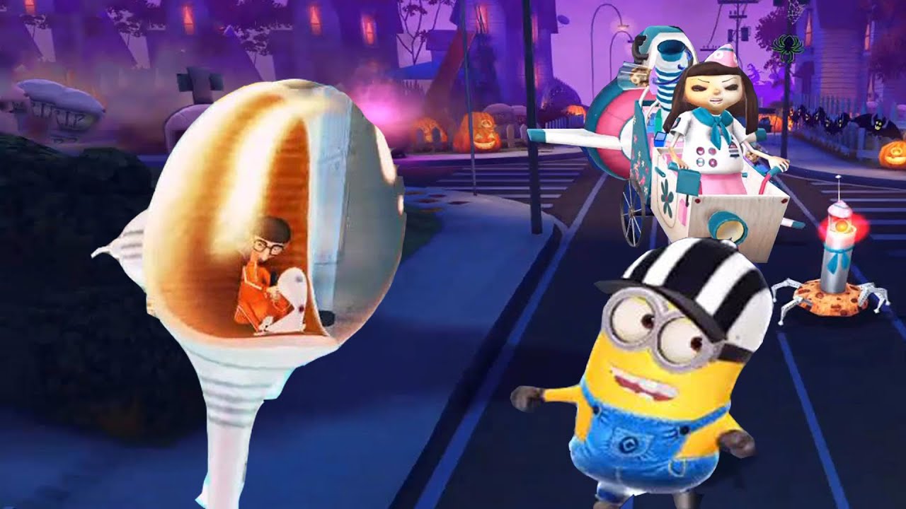 Despicable Me: Minion Rush - Bosses (Vector,VS Meena) Fight - YouTube