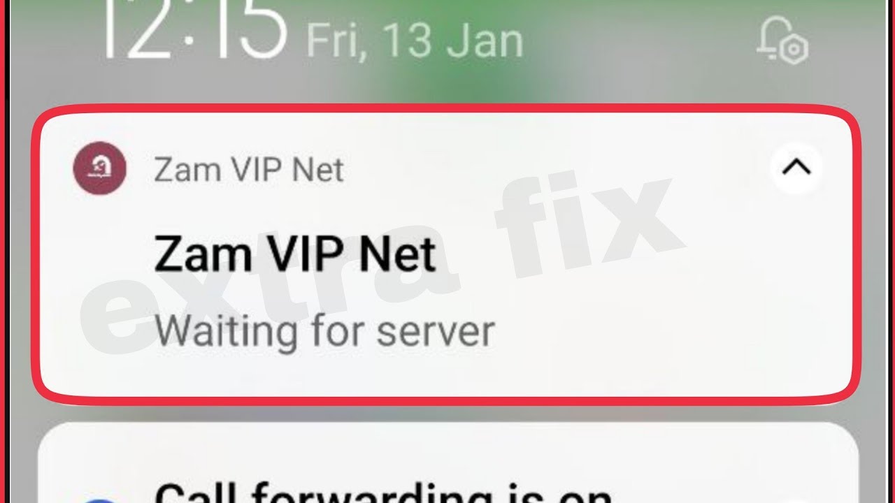 Zam VIP NET Fix Waiting for server Problem Solve - YouTube