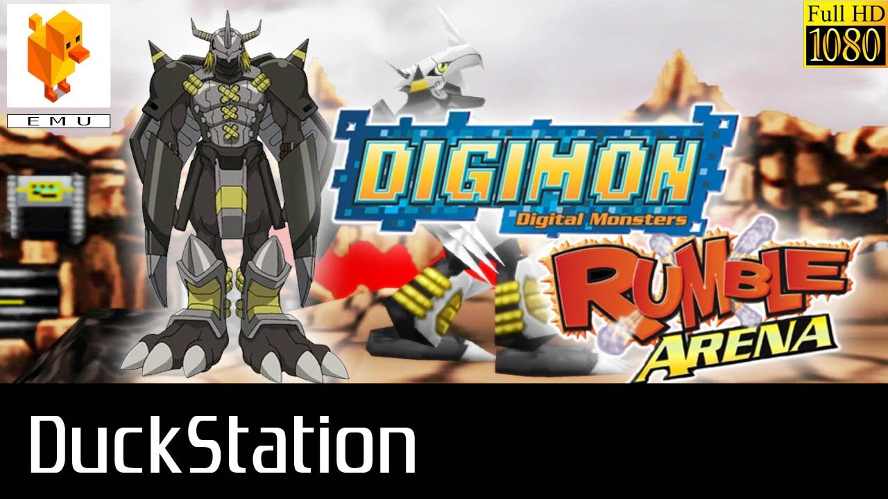 [DuckStation] Digimon Rumble Arena | Play as Black Wargreymon | HD 16:9 ...