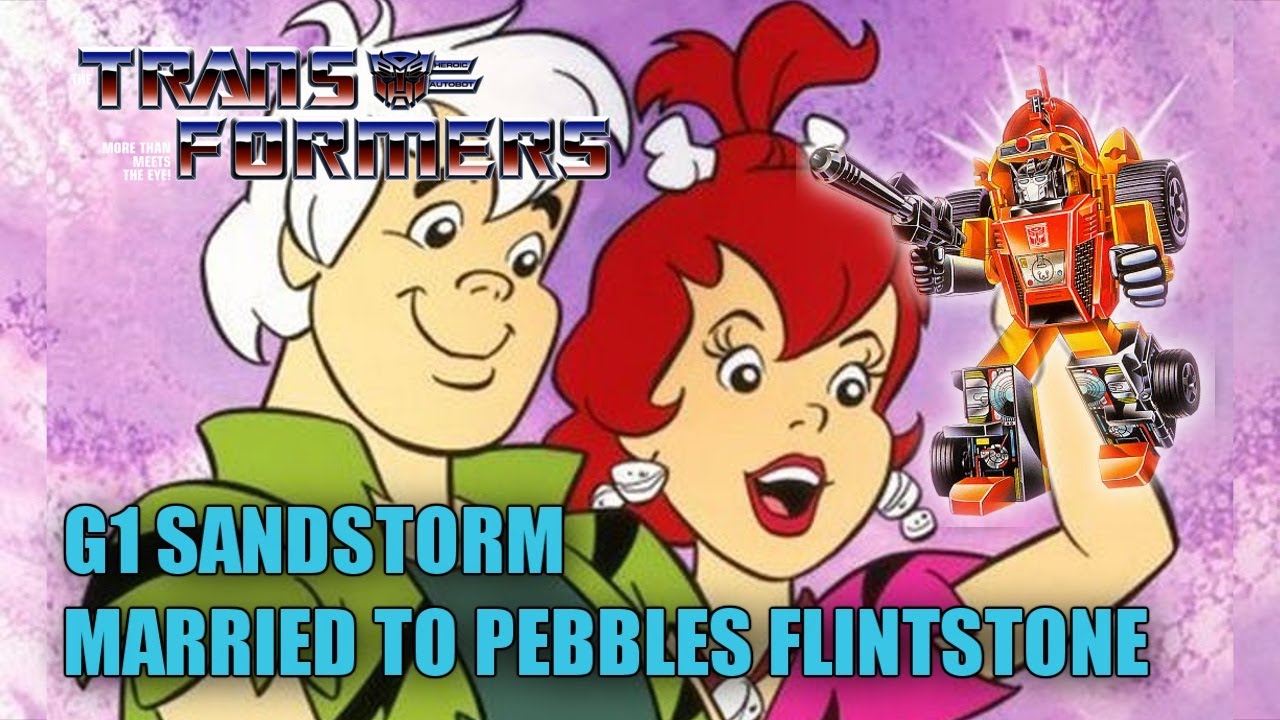 Transformers G1 Sandstorm Married to Marcia Brady and Pebbles ...
