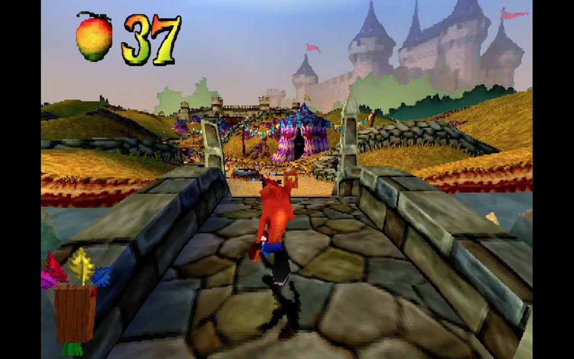 Crash Bandicoot Warped: Toad Village (Box Gem Guide) [1080 HD] - YouTube