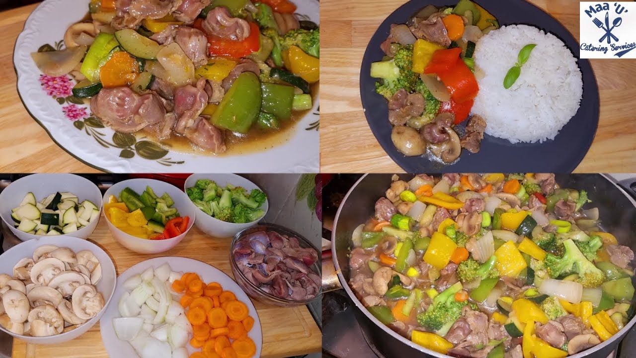 Delicious Gizzard And Vegetables Stir Fry . - YouTube