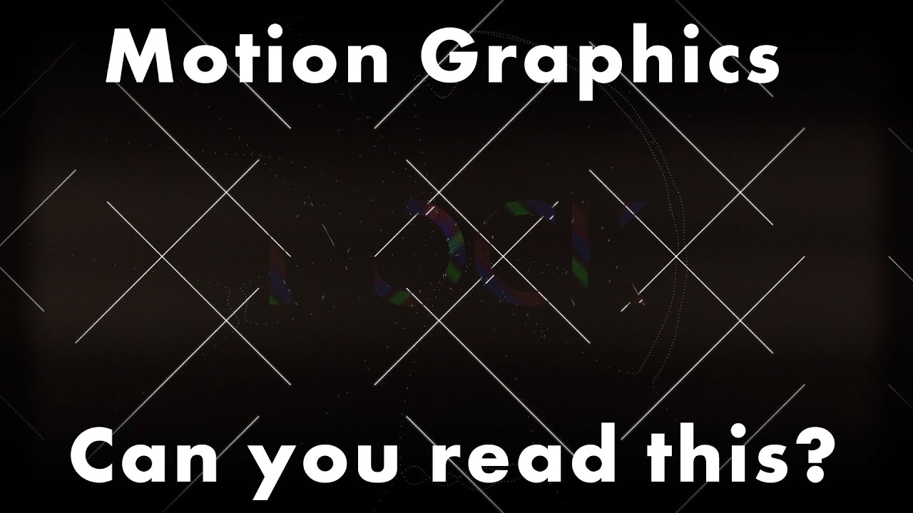 motion graphics typography（モーショングラフィックスタイポグラフィ） - YouTube