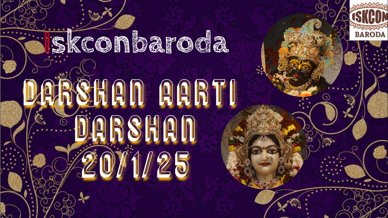 ISKCON Morning Program Prayers | Narsimha Aarti-Tulsi Aarati/20/01/25# ...