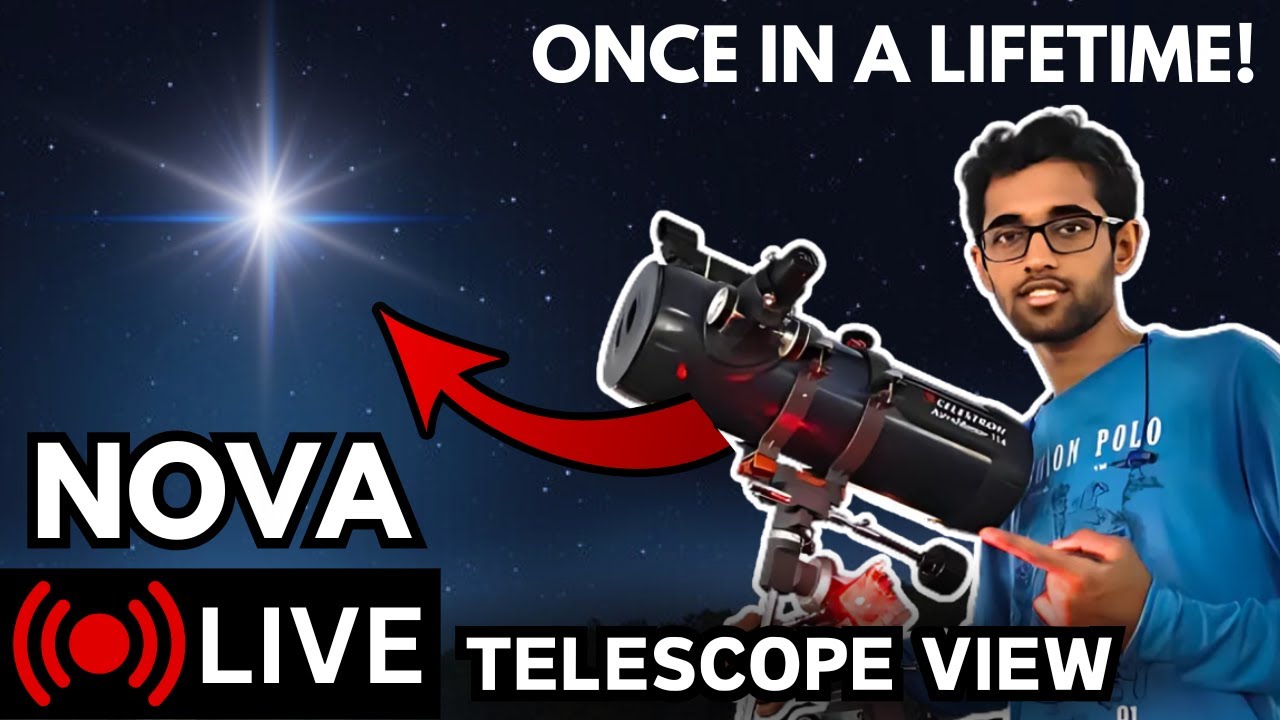 Trying To Capture Rare NOVA Explosion LIVE | V462 Lupi NOVA Explosion Telescope View From India ...