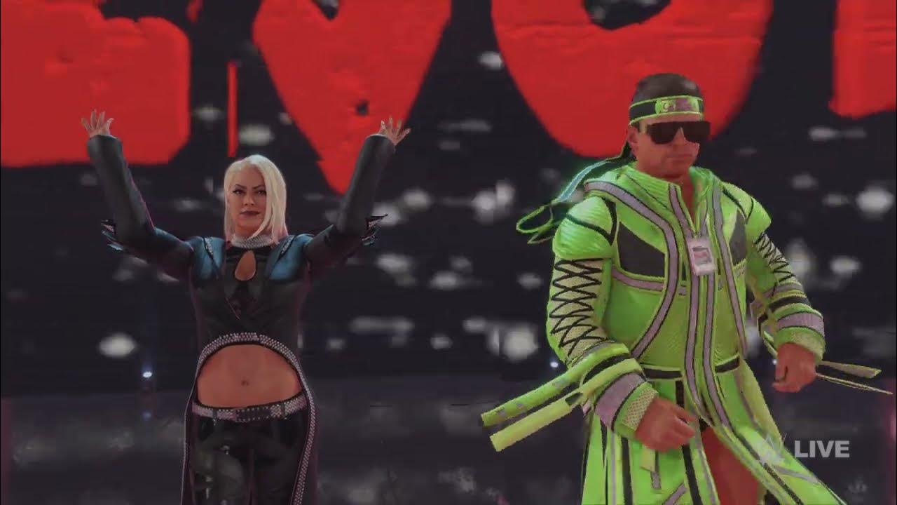 The Miz And Maryse Vs Akira Tozawa And Tamina Youtube