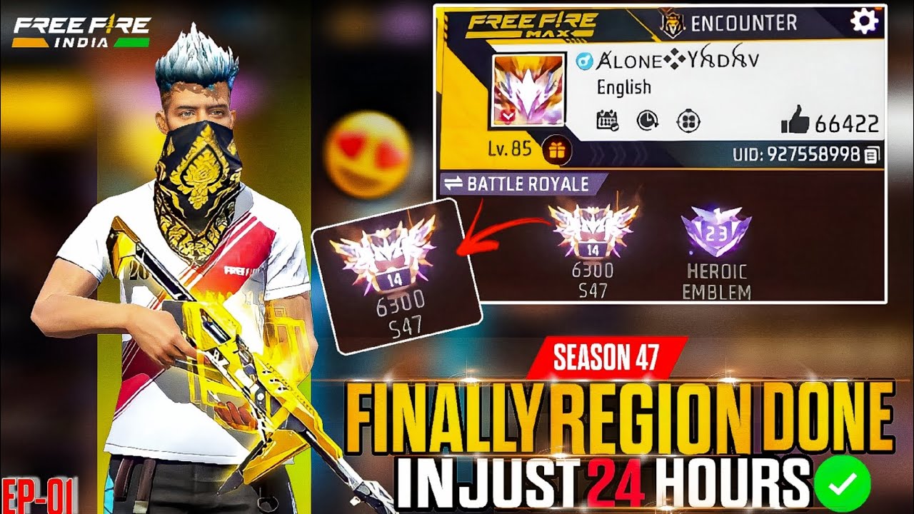 Finally Region Top 14 Done | Pushing Grandmaster Region Top 1 In solo 🤫 ...