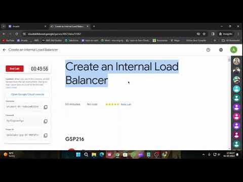 Create an Internal Load Balancer | Arcade 2024 #GSP216#arcade#goolgecloud#solution#cloud - YouTube