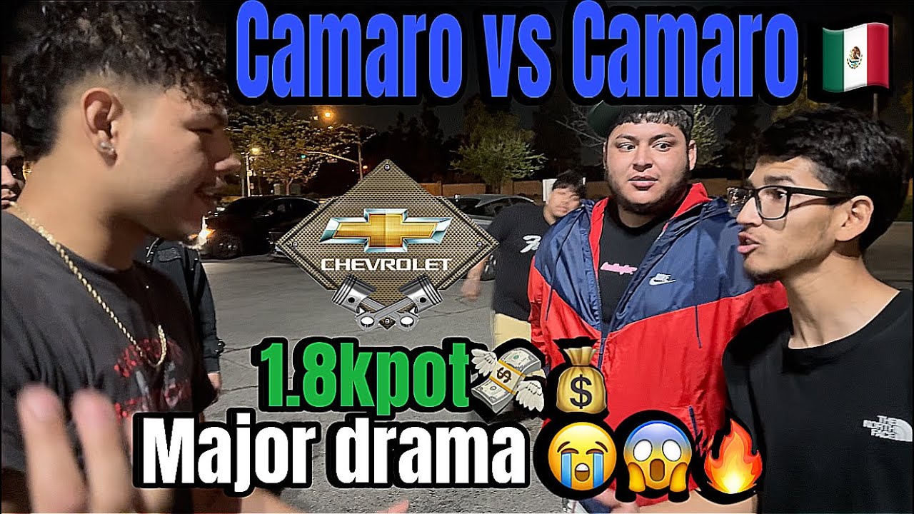 Camaro vs Camaro Part 2 Crazy race/drama In Mexico #drama #chevy # ...