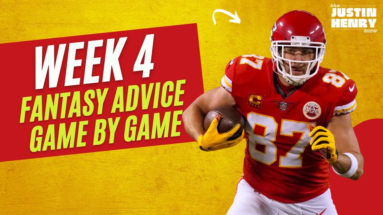 Week 4 Fantasy Football | Fantasy Football Advice - YouTube