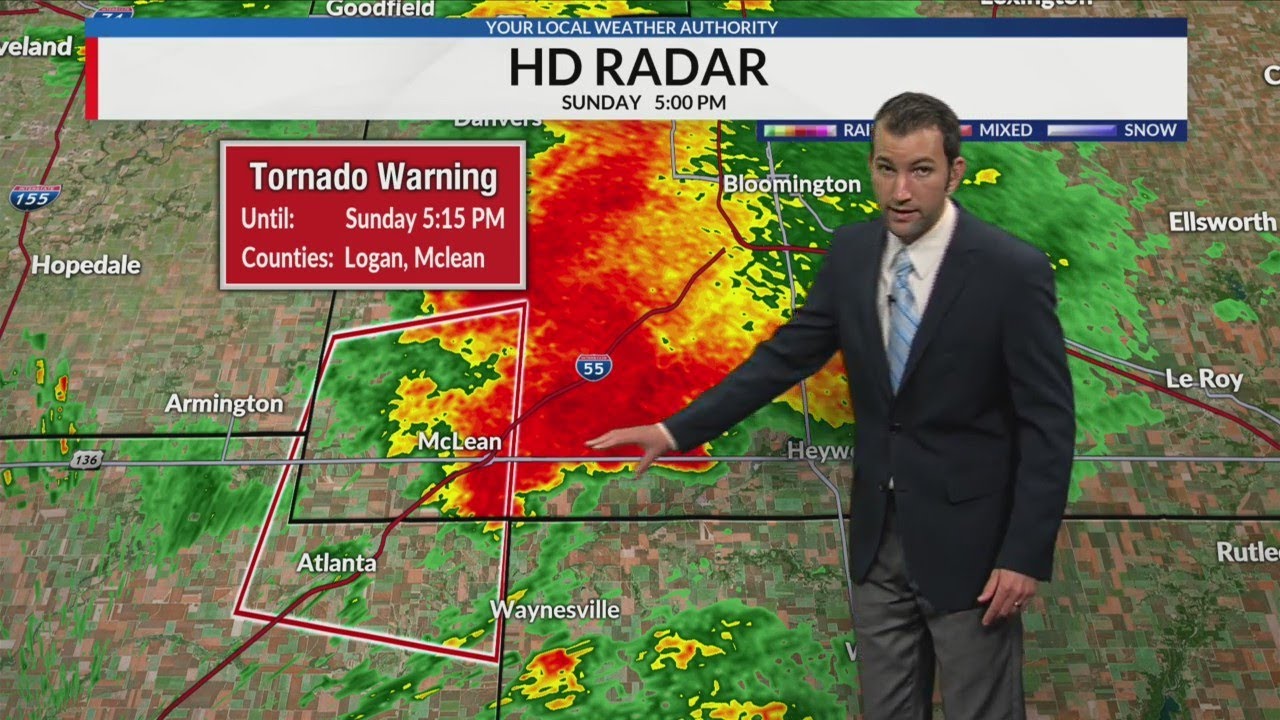 Sept 29 WMBD tornado coverage - YouTube