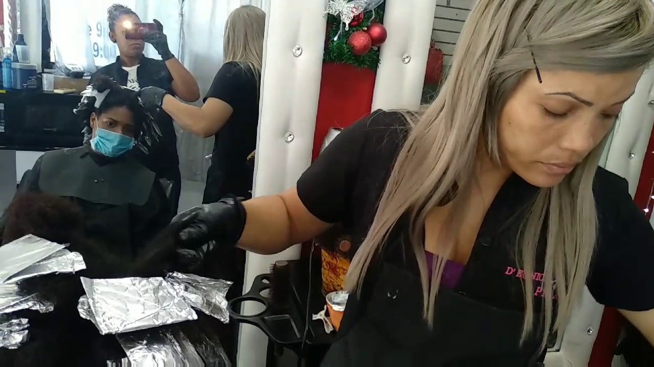 Mechas en cabello Afro yo te enseño cómo hacerlo e hidratarlo. - YouTube