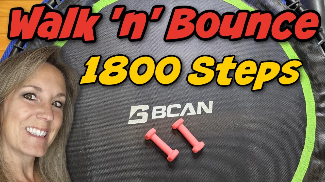 15 Minute Mini Trampoline Workout That Burns CRAZY Calories! - YouTube