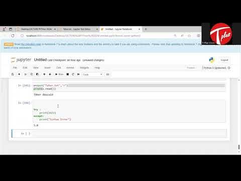 Python Programming Types ERROR , READ and Write File - YouTube