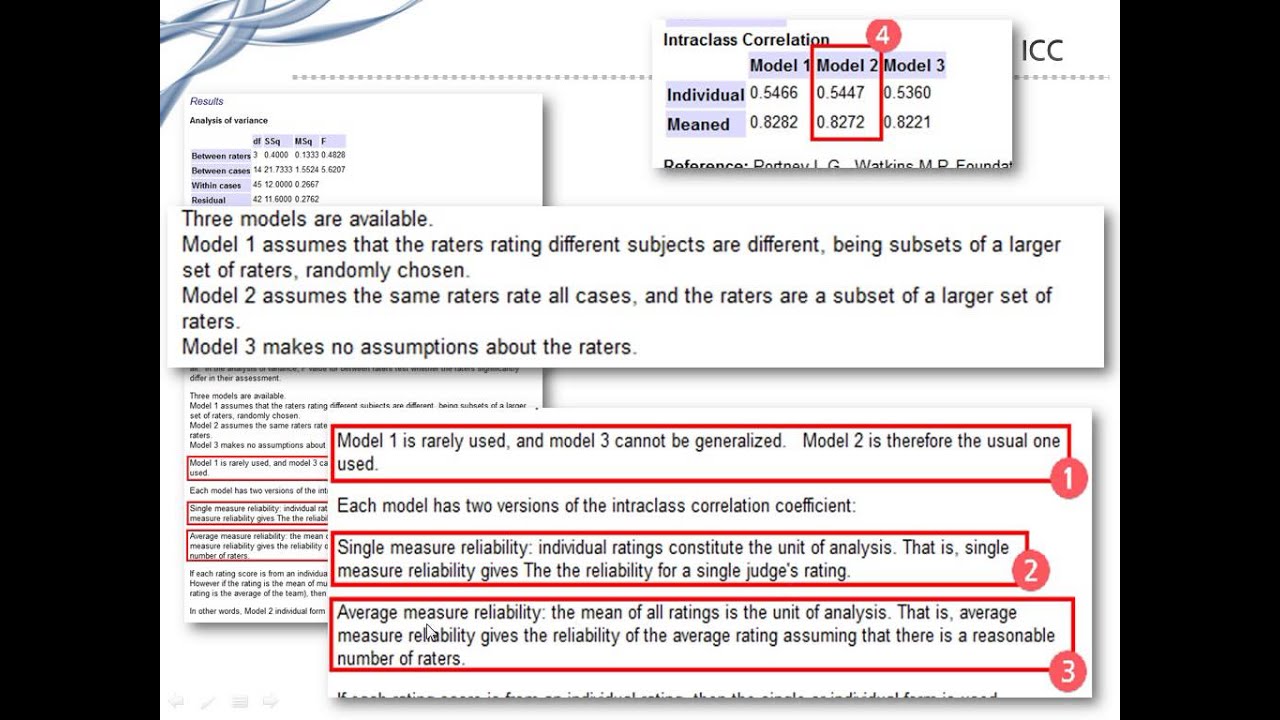 ICC Intraclass Correlation Coefficient 1 YouTube ICC Intraclass Correlation Coefficient 1 YouTube