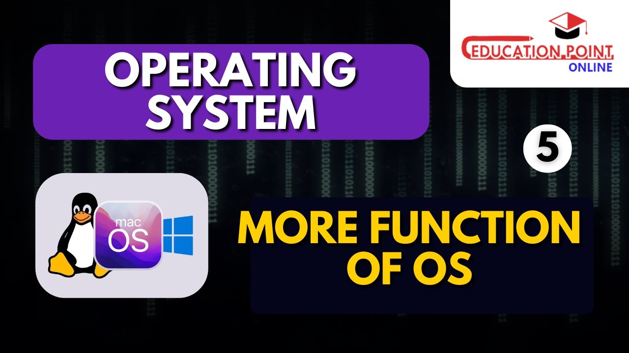 More function of OS | Operating System - YouTube