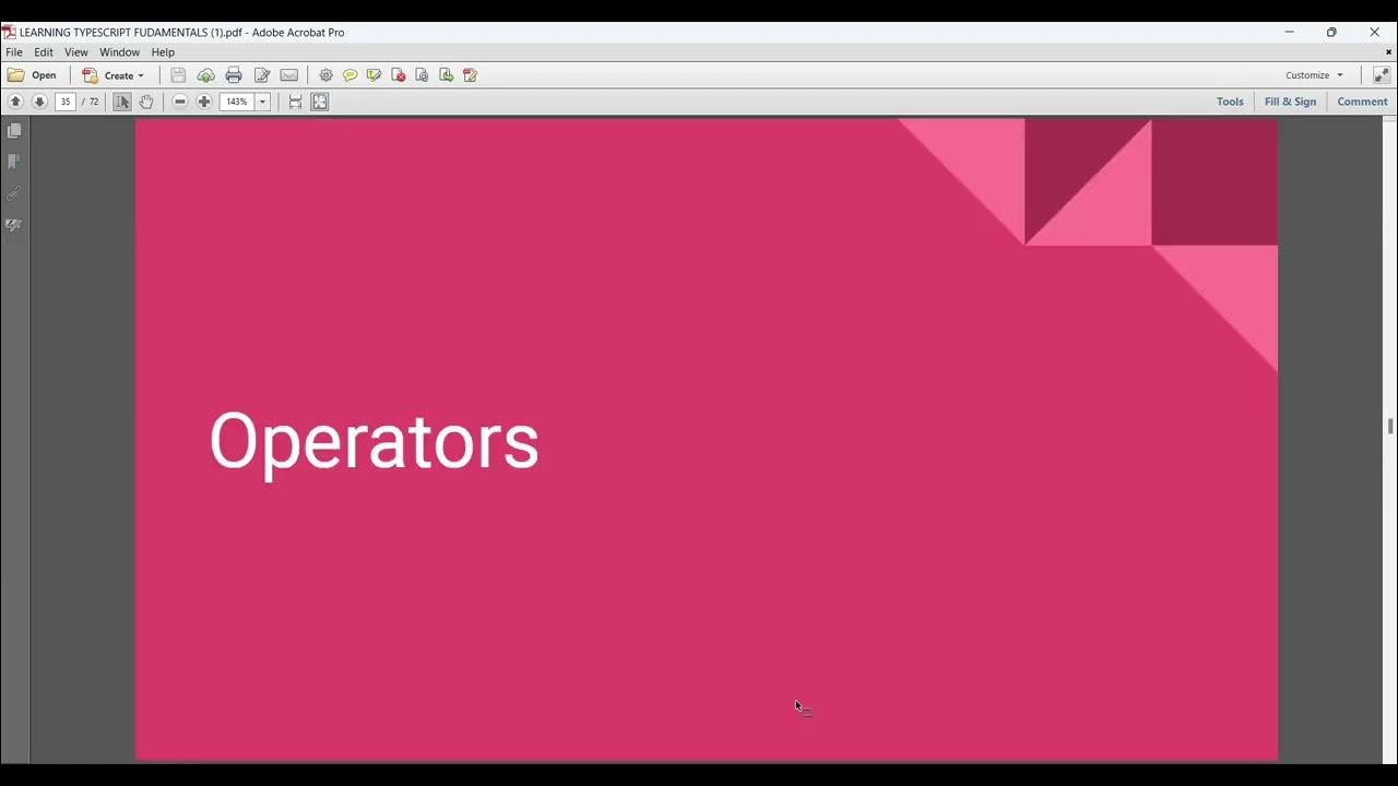 Zoom Class 02 07 Aug 2023 Basics of Typescript Operators - YouTube