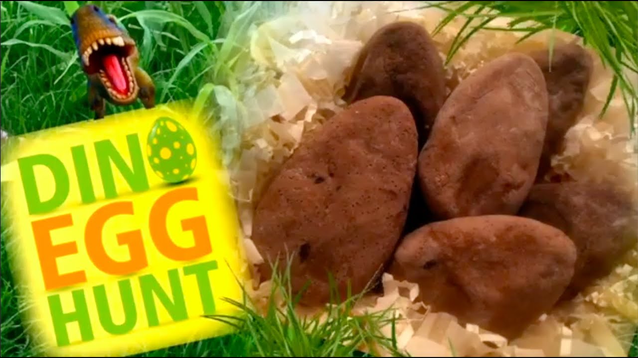 Homemade Dinosaur Egg Excavation, Perfect for Dino Egg Hunt!!! - YouTube