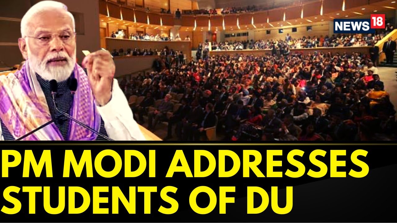 PM Modi News | Delhi University Is Not Just A University, But A ...
