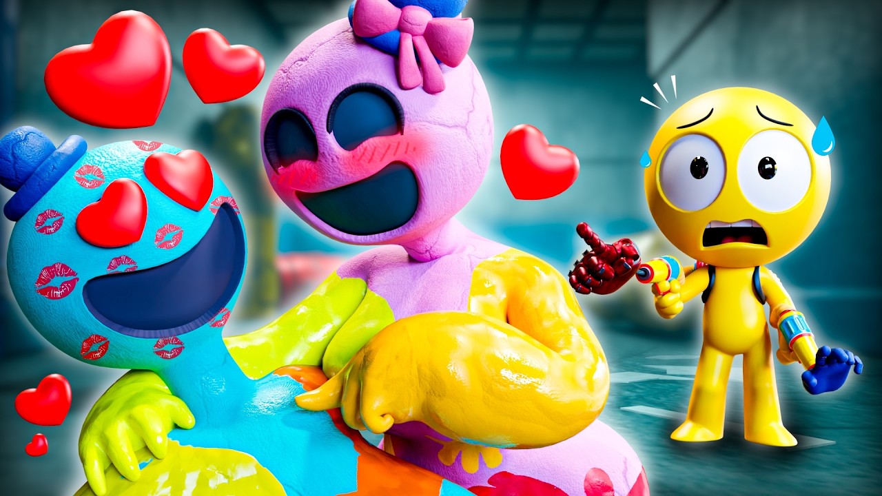 DOEY THE DOUGHMAN ENAMORADO! Poppy Playtime 4 Animación - YouTube