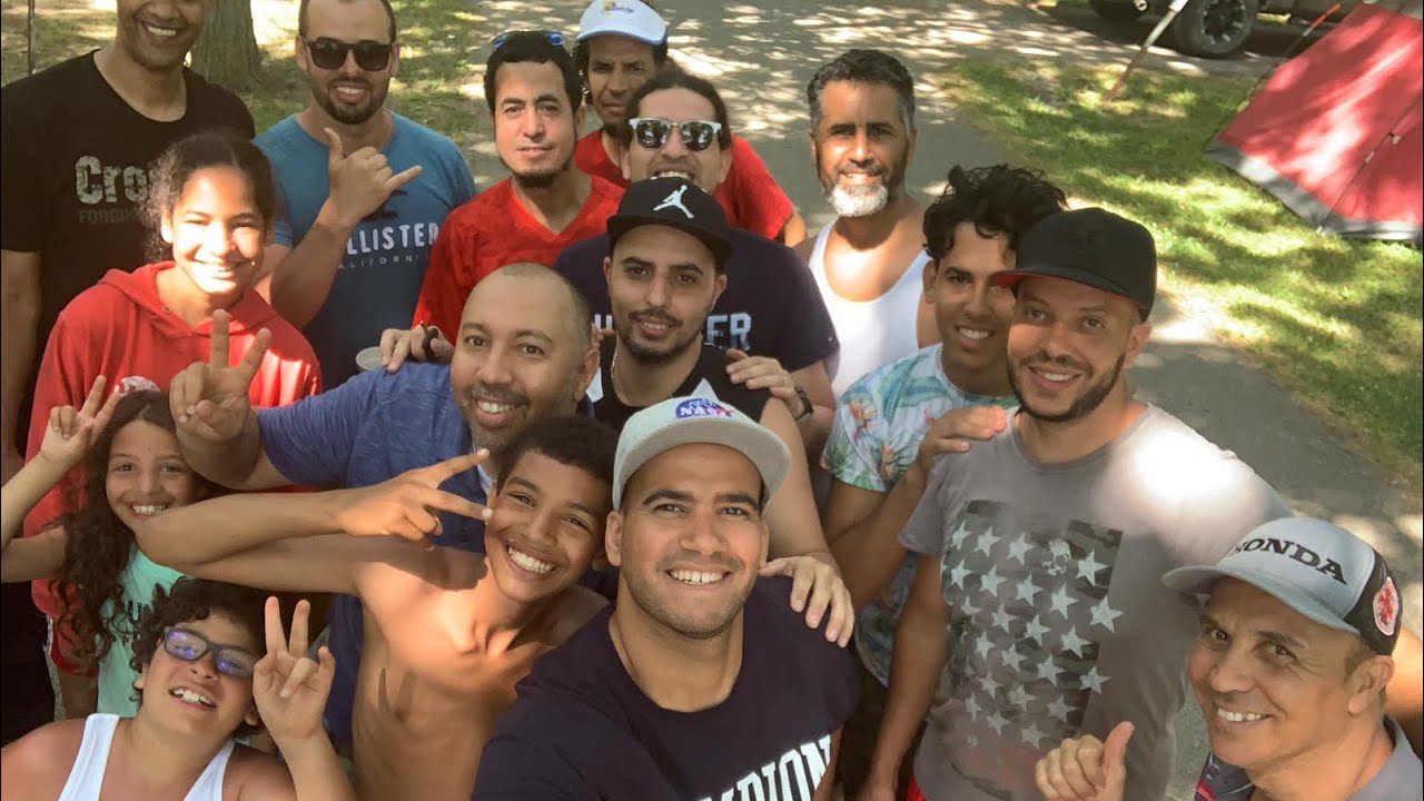 Moroccans in the US Camping مغاربة في امريكا مخيمين - YouTube