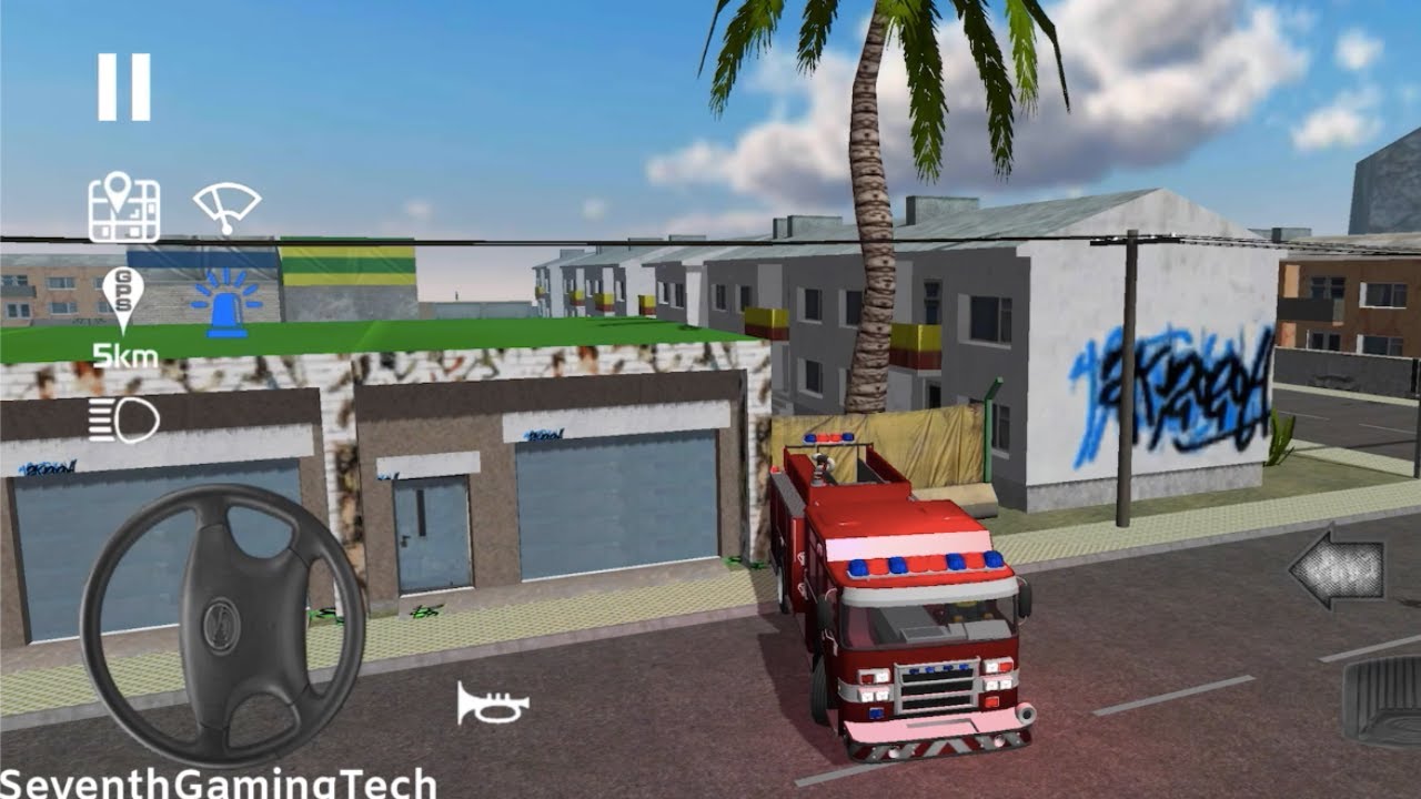 Reverse Fire Engine Truck 🔥🔥🔥🔥🔥🚒🚒🚒 Fire Engine Simulator Mobile ...