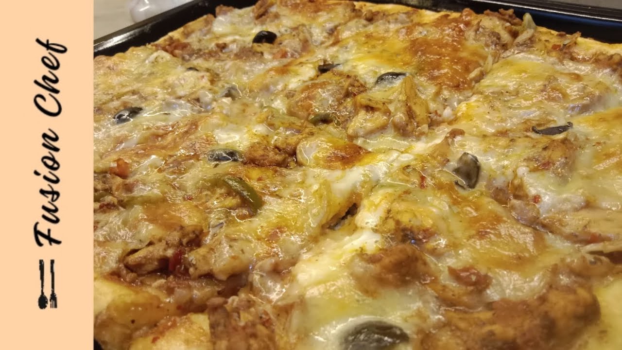 How to make fajita pizza at home |Fajita Pizza recipe | Step by step in ...