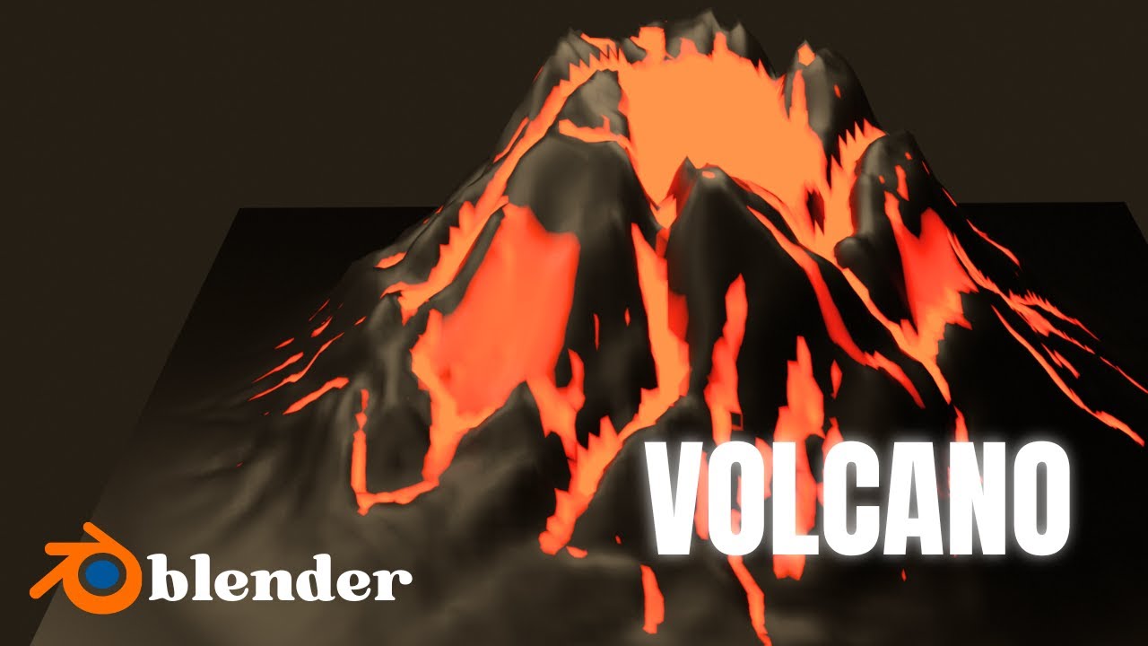Blender Volcano Tutorial | How to Make Volcano in Blender - YouTube