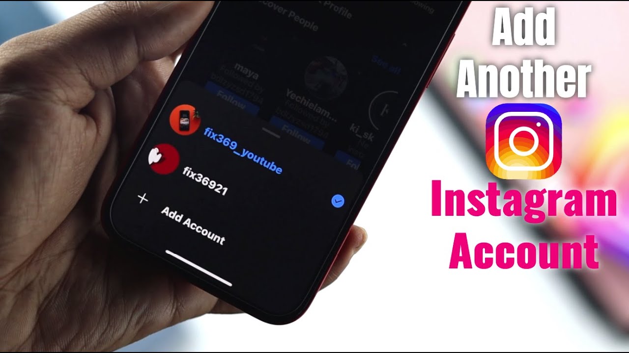 How to Add Another Instagram Account! [One Device] - YouTube