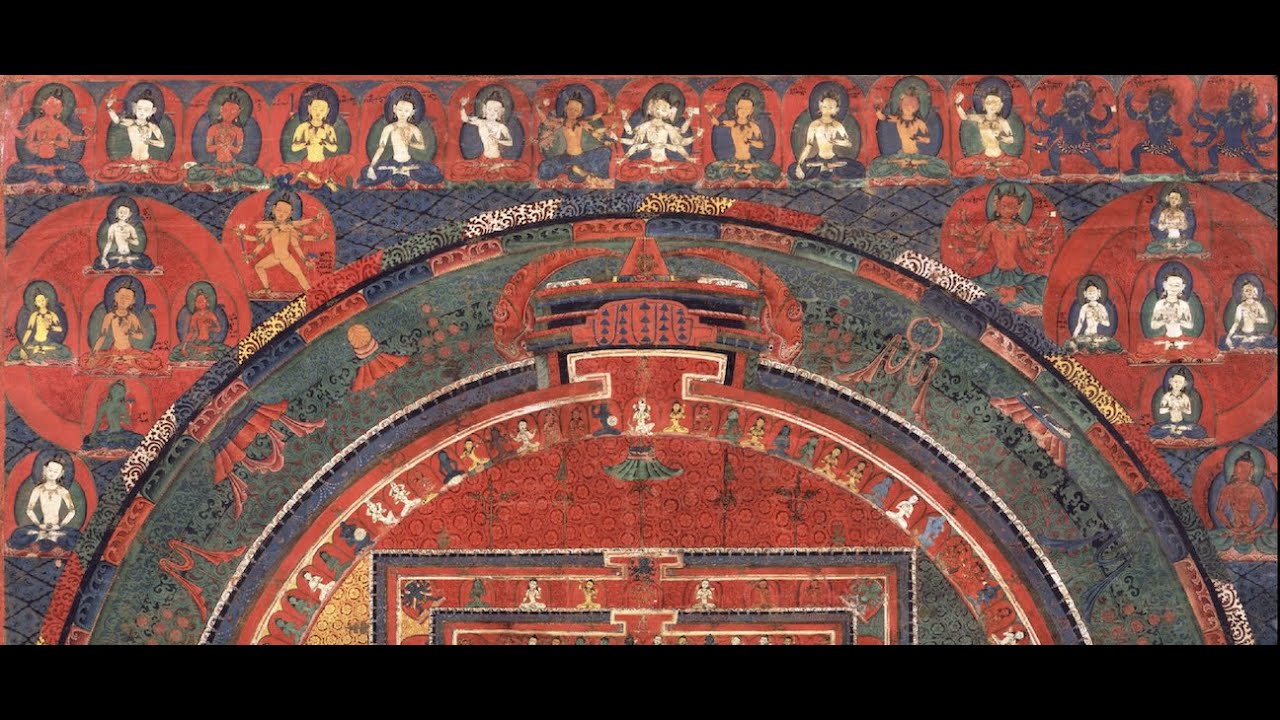 A Unique Manjushri Mandala: Dharmadhatu Vagishvara Manjushri with 219 ...