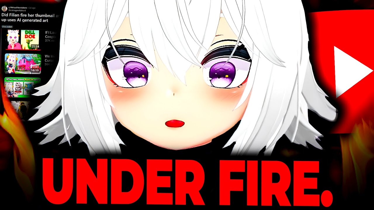 Filian ACCUSED Of AI Thumbnails in Ridiculous VTuber Debate! - YouTube