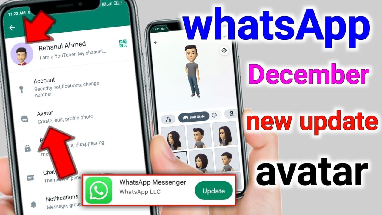 whatsapp new update avatar / whats is new features avatar / avatar ...
