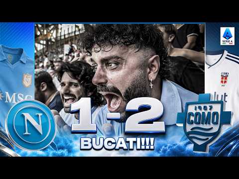 😵 BUCATI!!! NAPOLI 1-2 COMO | LIVE REACTION NAPOLETANI AL MARADONA HD