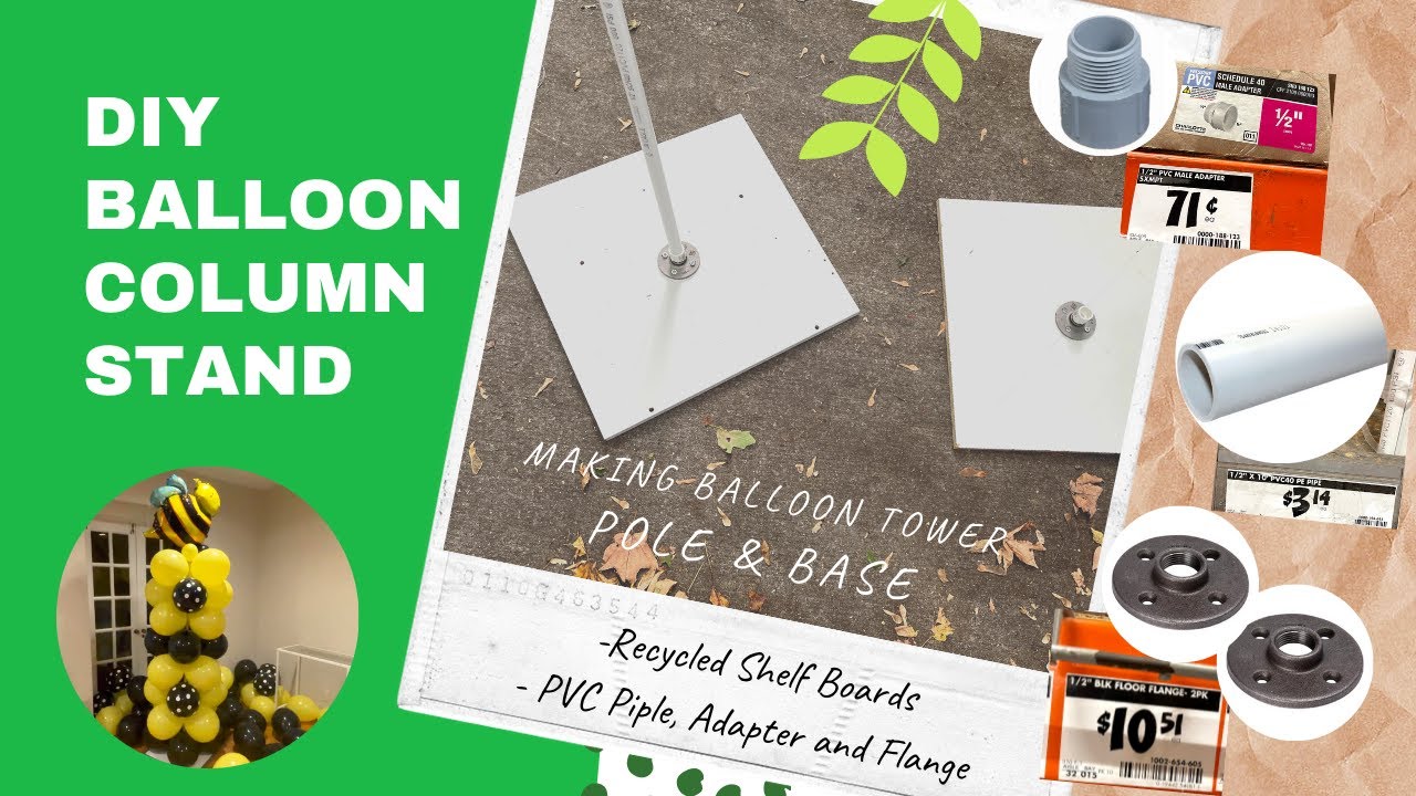 How To Make Balloon Columns Base