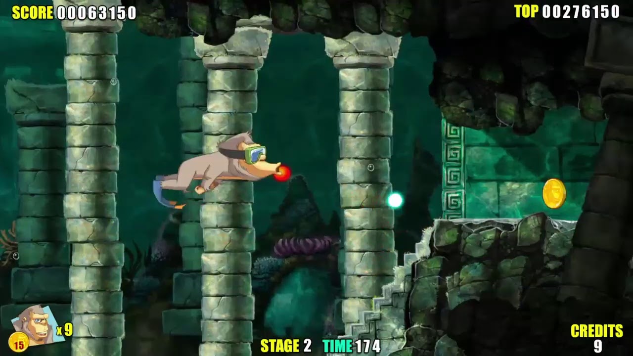 Toki PS4 Complete Playthrough - YouTube