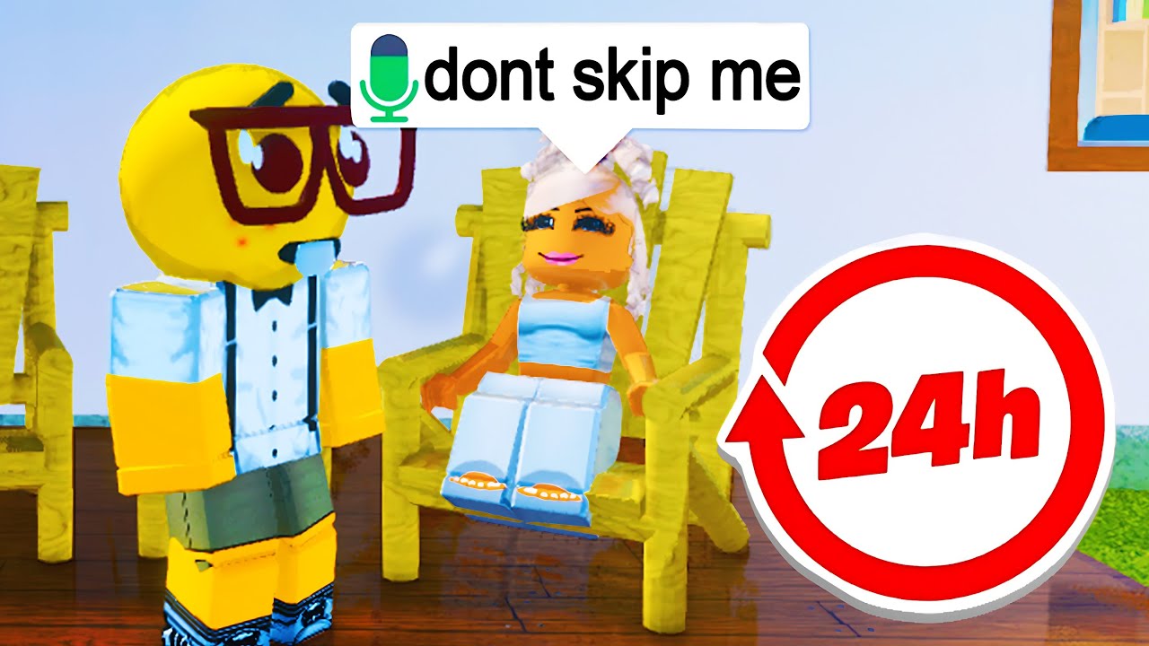 24 Hours On Roblox Neighbors But I Can't Skip Anyone - YouTube