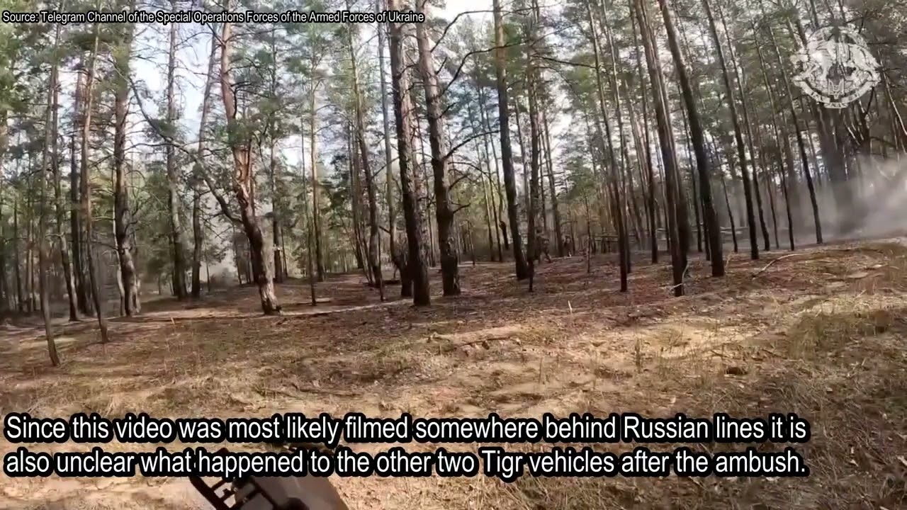 Ukraine War Ukrainian Special Forces Ambush Russian Tigr Vehicles ...