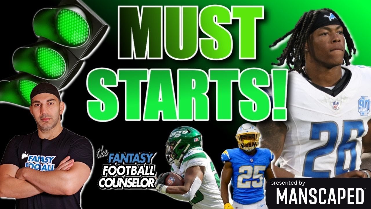 MUST STARTS for Fantasy Football Week 2 - Plus NEWS and Injuries! - YouTube