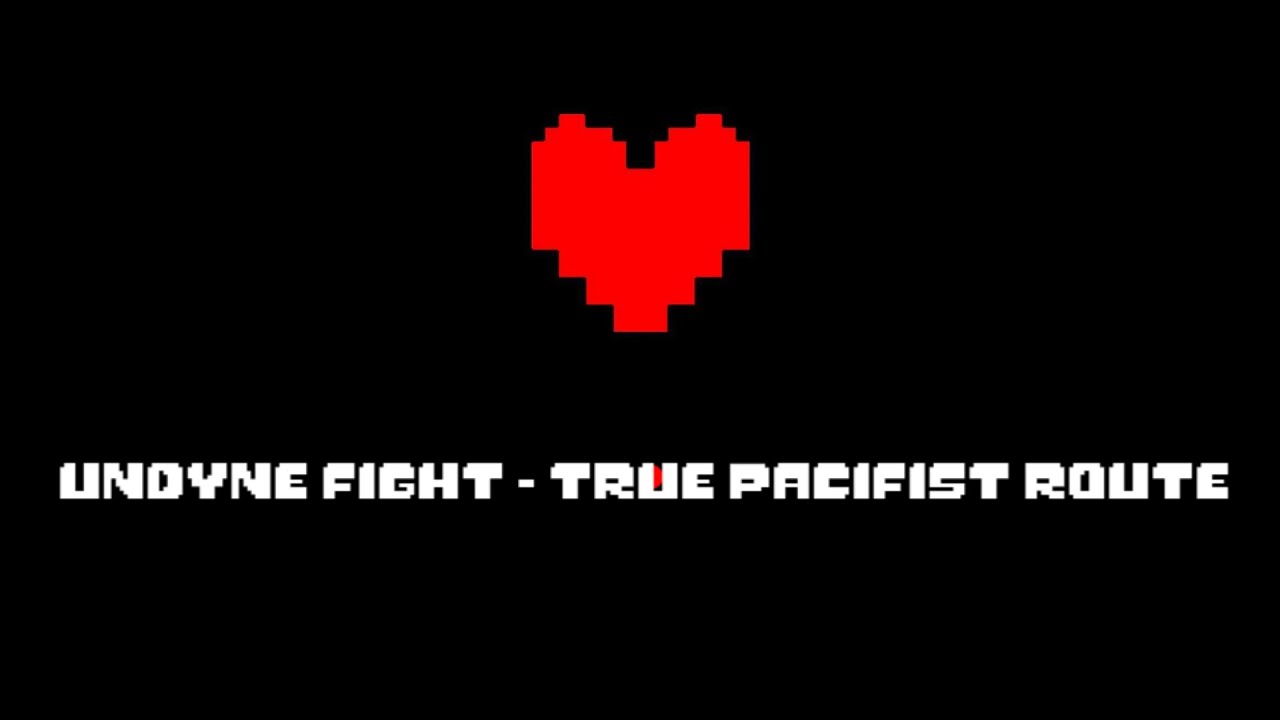 UNDYNE FIGHT - TRUE PACIFIST ROUTE - YouTube