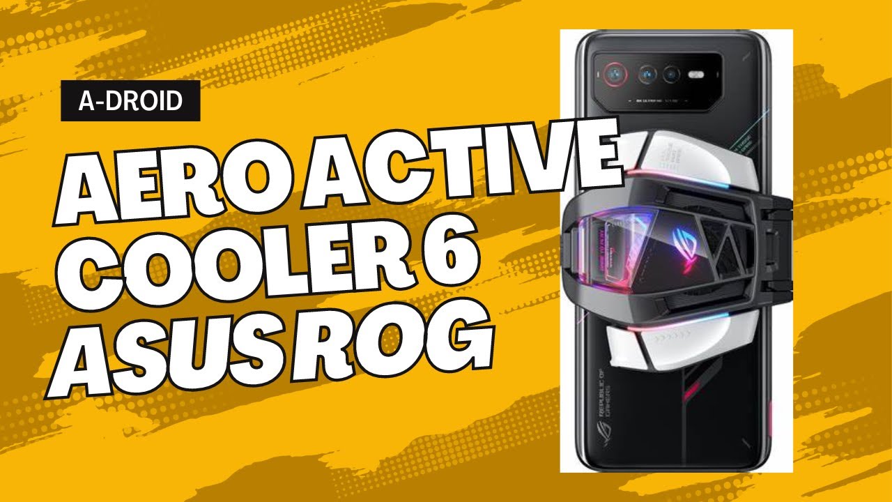 Aero active cooler 6 with ASOS ROG phone 5 - YouTube