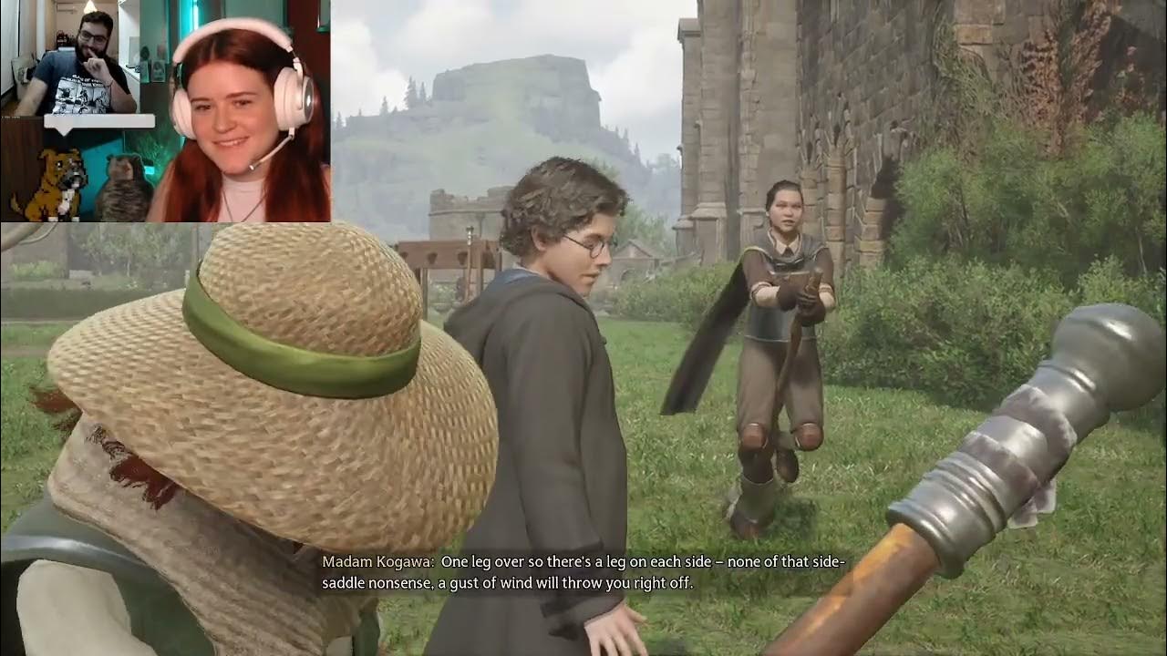 🧹Hogwarts Legacy: clase de vuelo & quests principales - YouTube