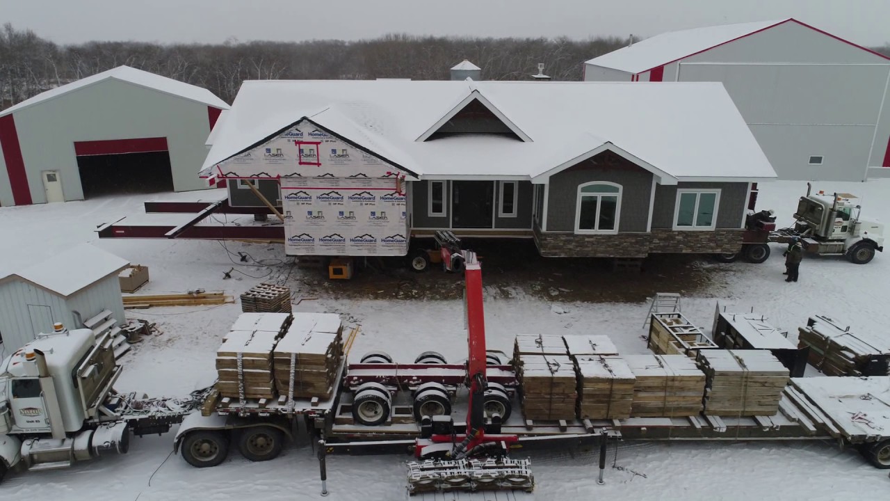 Neufeld Building Movers- Blackwell - YouTube