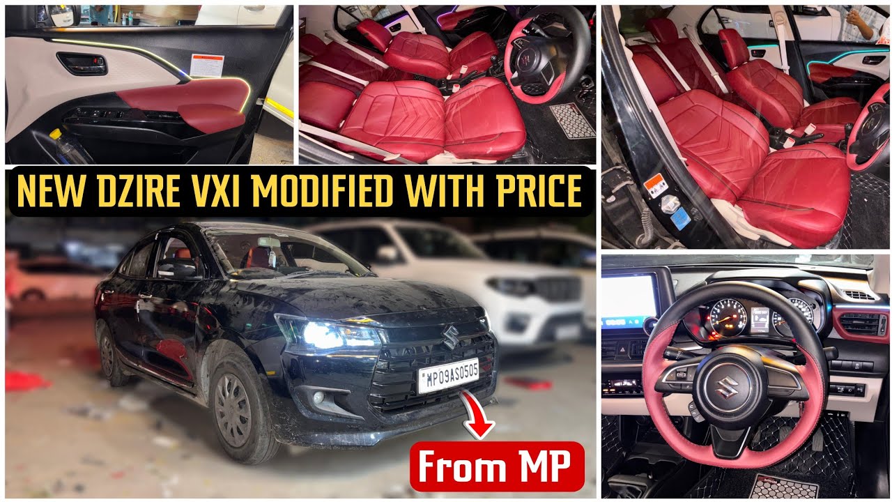 Maruti Suzuki Dzire Vxi Modified With Price New Dzire Modification 2025 ...